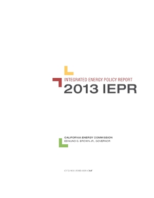 California Energy Commission Integrated Energy Policy Report ...