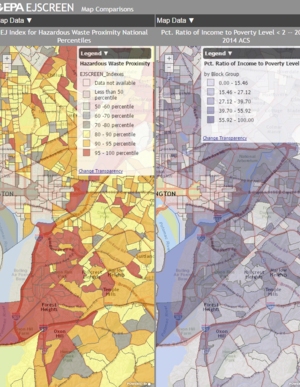 EJSCREEN: EPA Environmental Justice Screening and Mapping Tool | Adaptation Clearinghouse