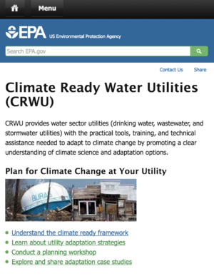 Creating Resilient Water Utilities Initiative (CRWU) | Adaptation ...