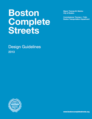 Boston Complete Streets: Design Guidelines | Adaptation Clearinghouse