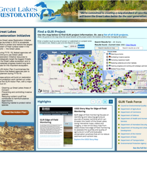 Great Lakes Restoration Initiative | Adaptation Clearinghouse