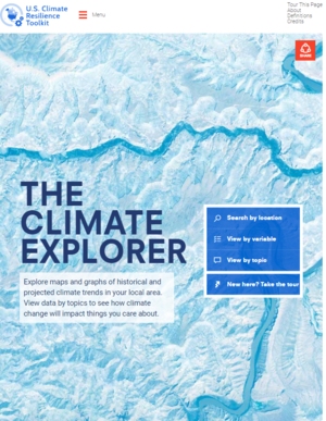 The Climate Explorer | Adaptation Clearinghouse