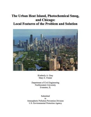 The Urban Heat Island, Photochemical Smog, and Chicago: Local Features ...