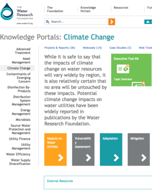 Water Research Foundation Climate Change Knowledge Portal | Adaptation ...