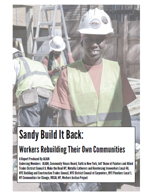 Sandy Build It Back: Workers Rebuilding Their Own Communities ...
