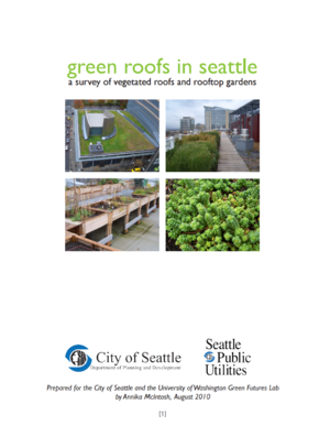 Green Roofs in Seattle: A Survey of Vegetated Roofs and Rooftop Gardens ...