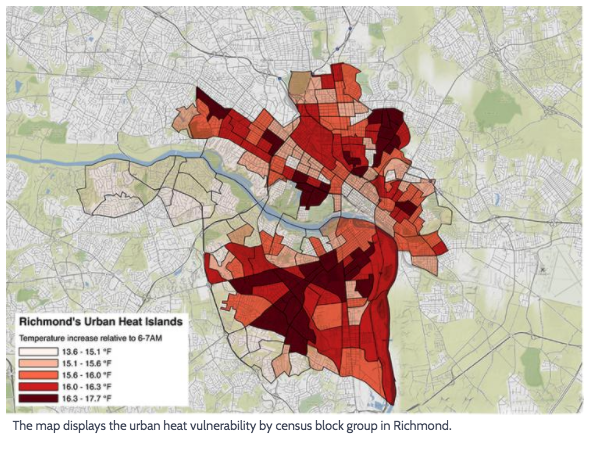 Citizen Science: Mapping Urban Heat Islands in Richmond, Virginia ...